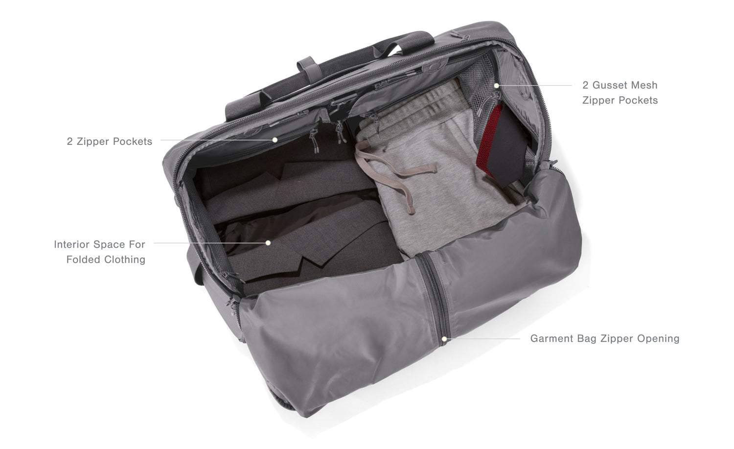 Garment Duffel Bag for Travel | Monaco Weekender Bag