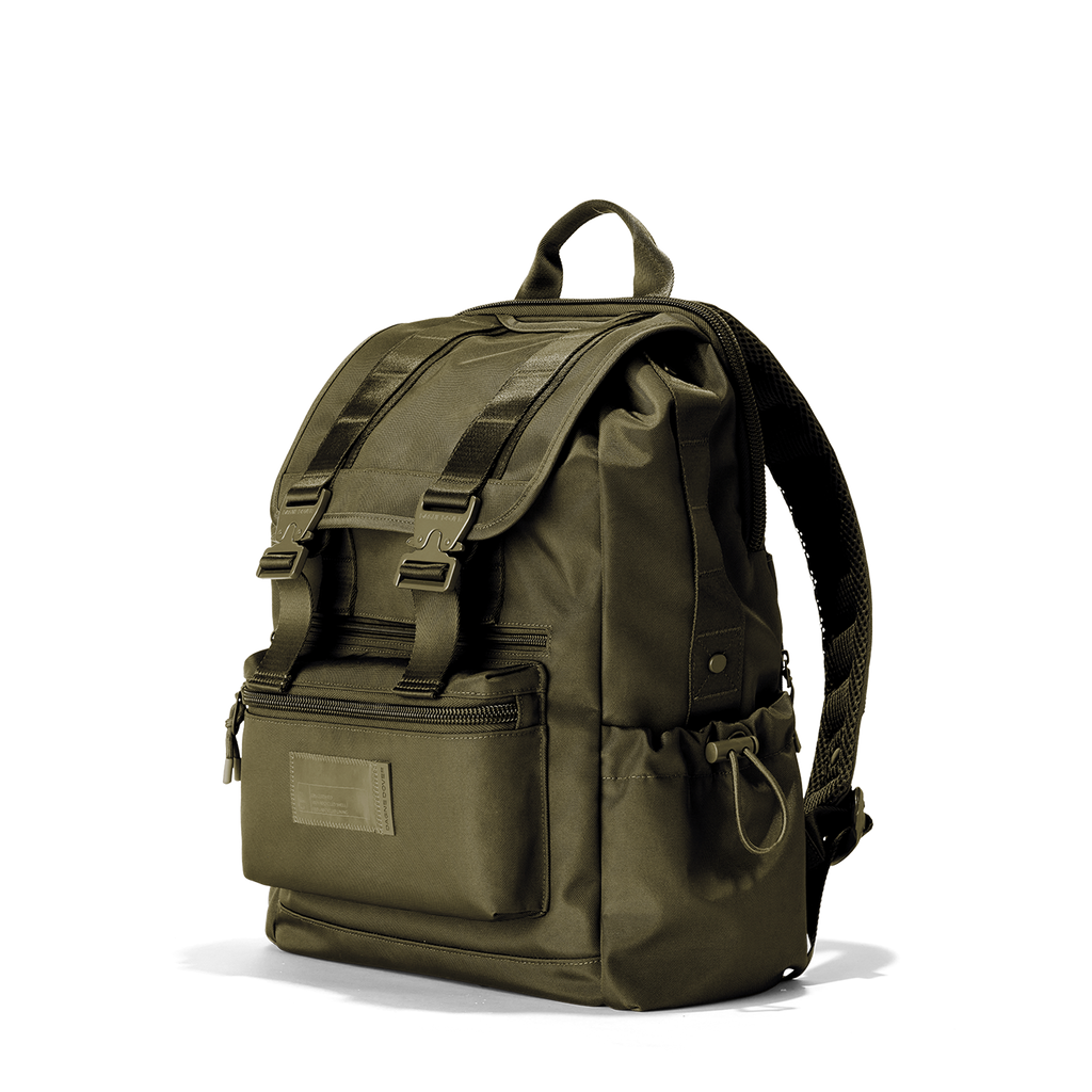 Brooklyn Flap Top Backpack - Travel Carry On Laptop Backpack
