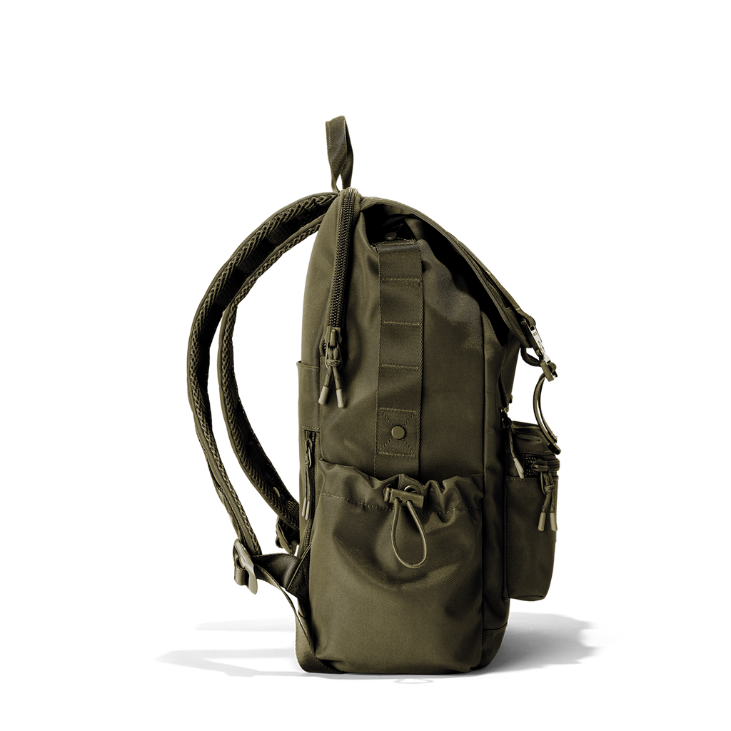 Brooklyn Flap Top Backpack - Travel Carry On Laptop Backpack