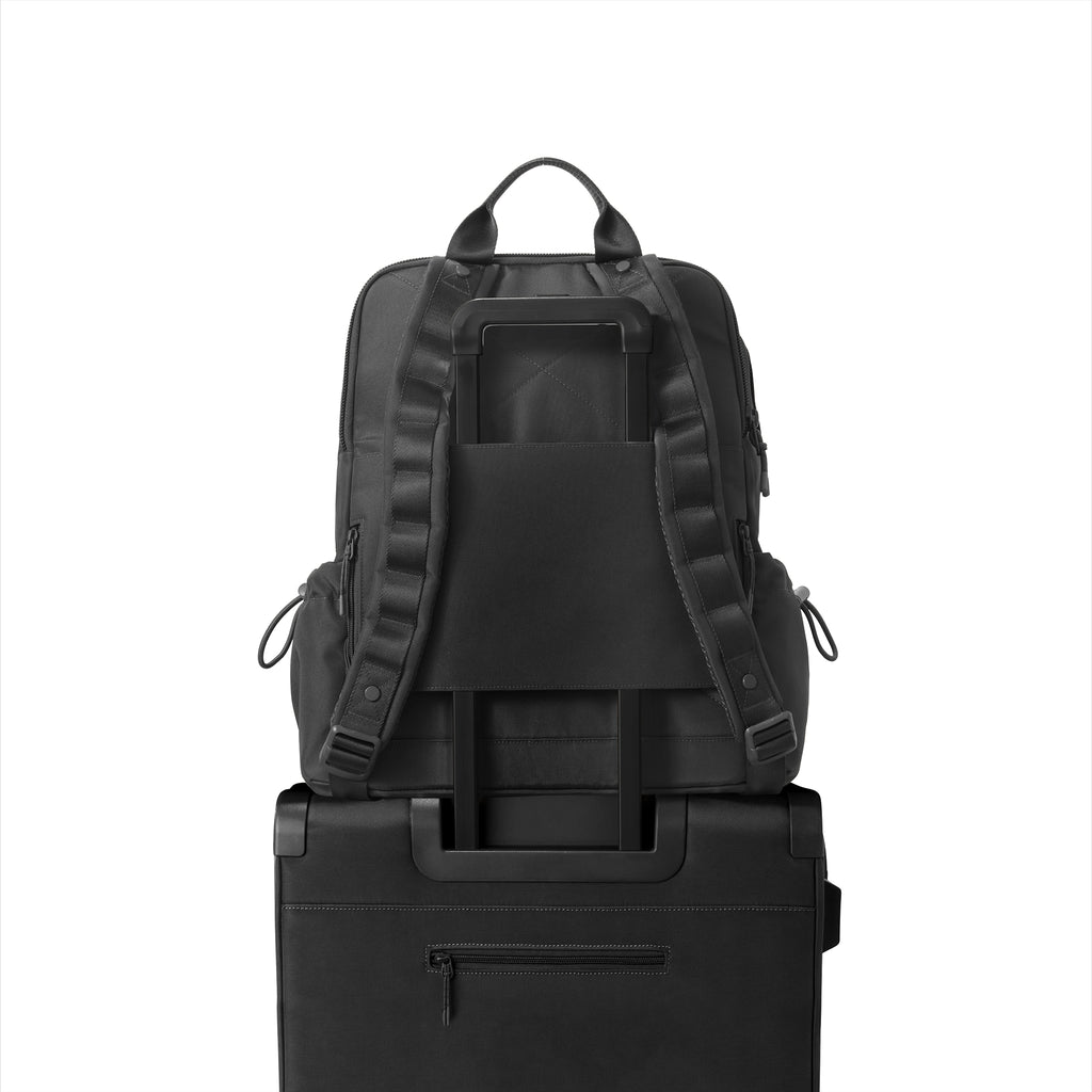 Brooklyn Flap Top Backpack - Travel Carry On Laptop Backpack